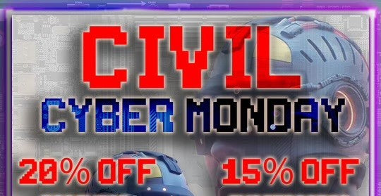 CYBER MONDAY SALE! DEC 2 – Civil