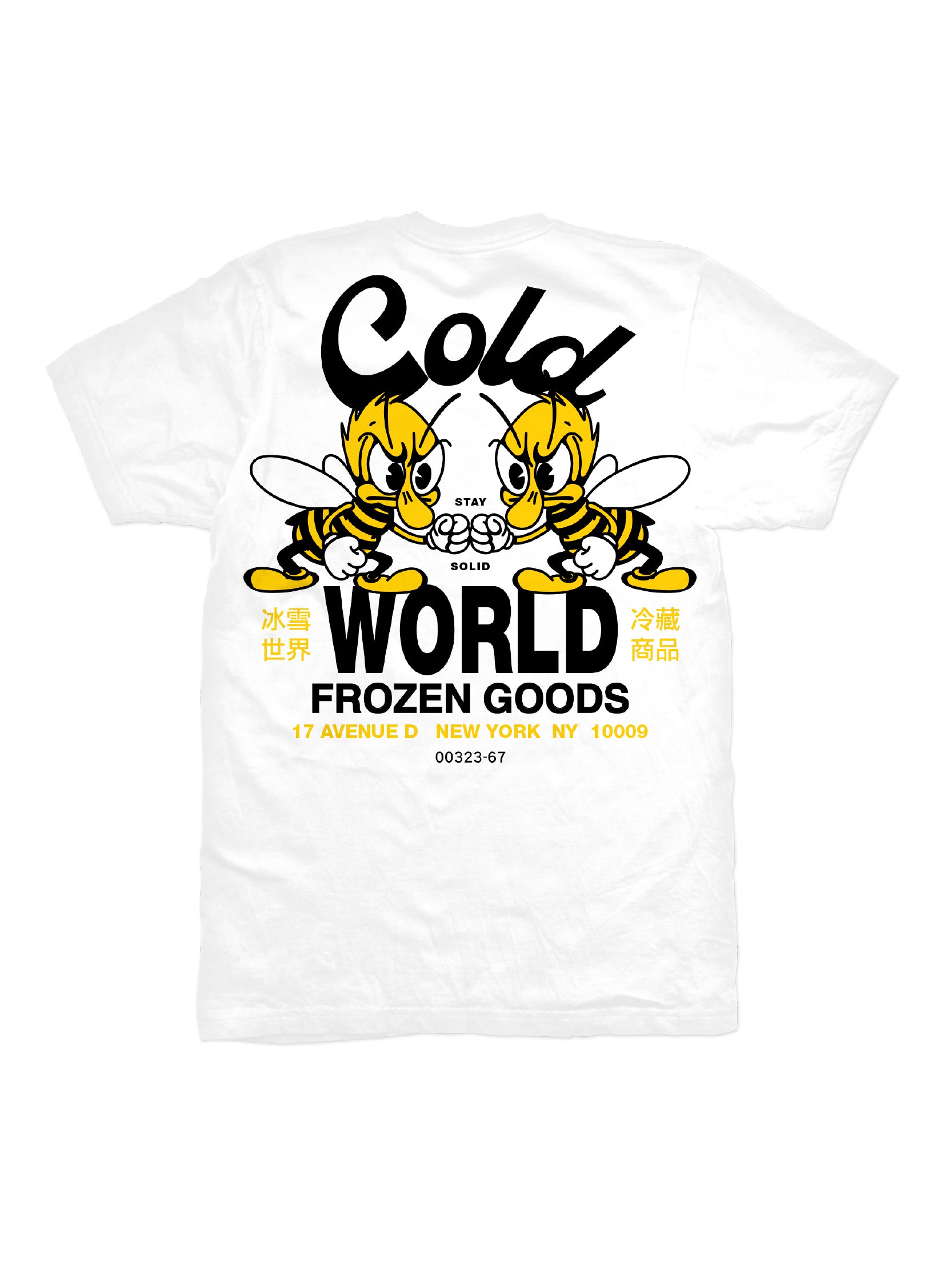 Cold World Bee Team Tee – Civil