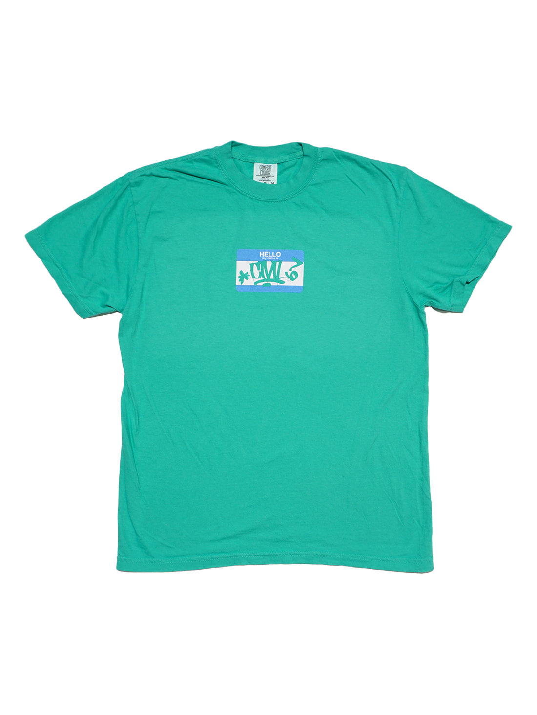Civil Hello My Name Is Tee - Island Green