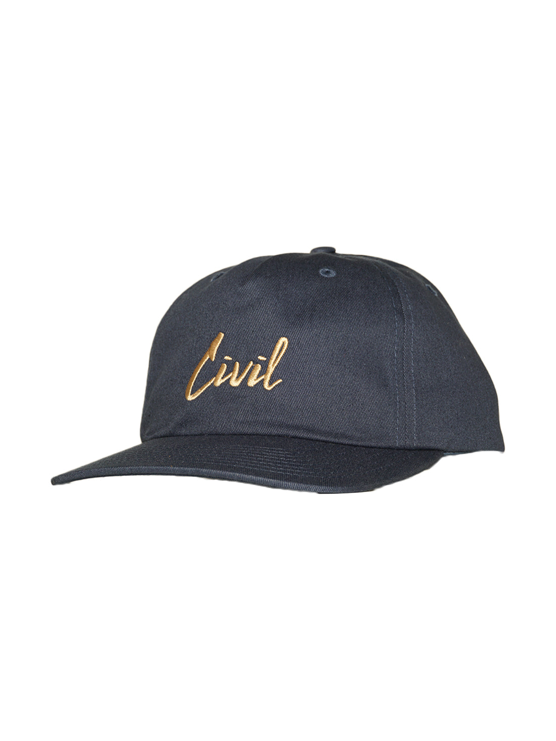 Civil Script 6 Panel - Navy / Brown
