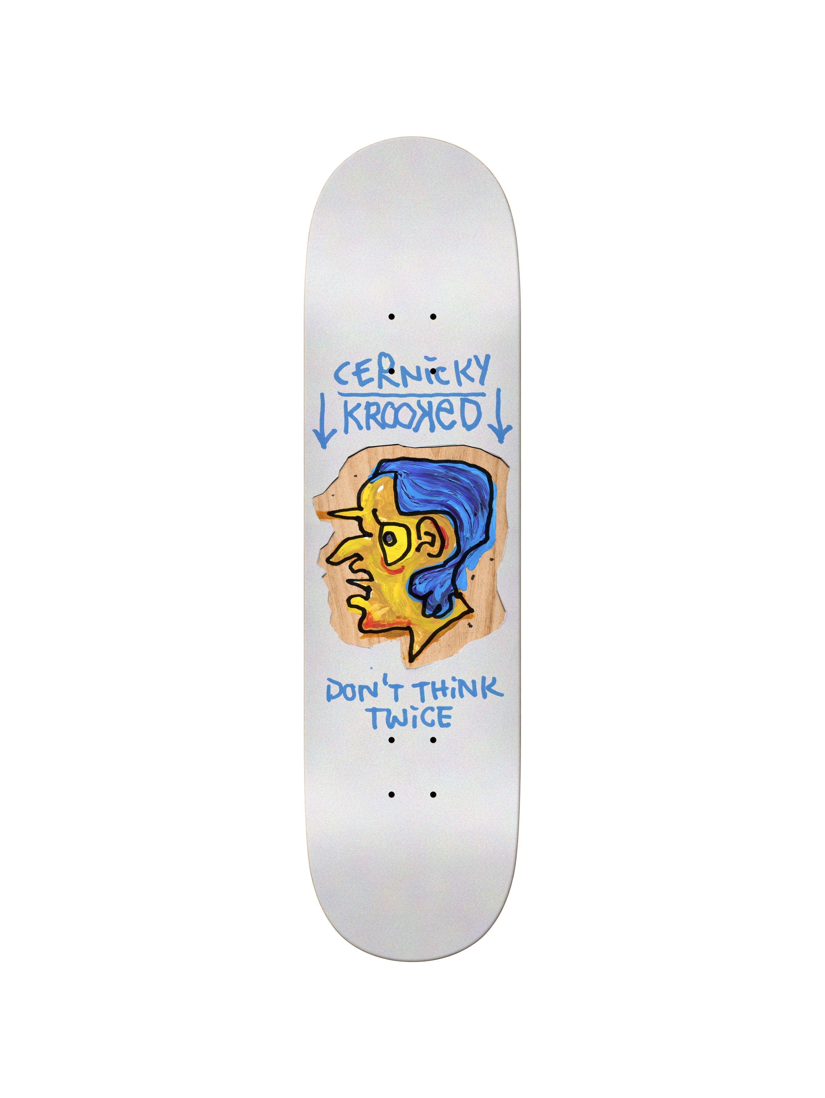 Krooked Cernicky Blue Thinker Deck - 8.38 – Civil