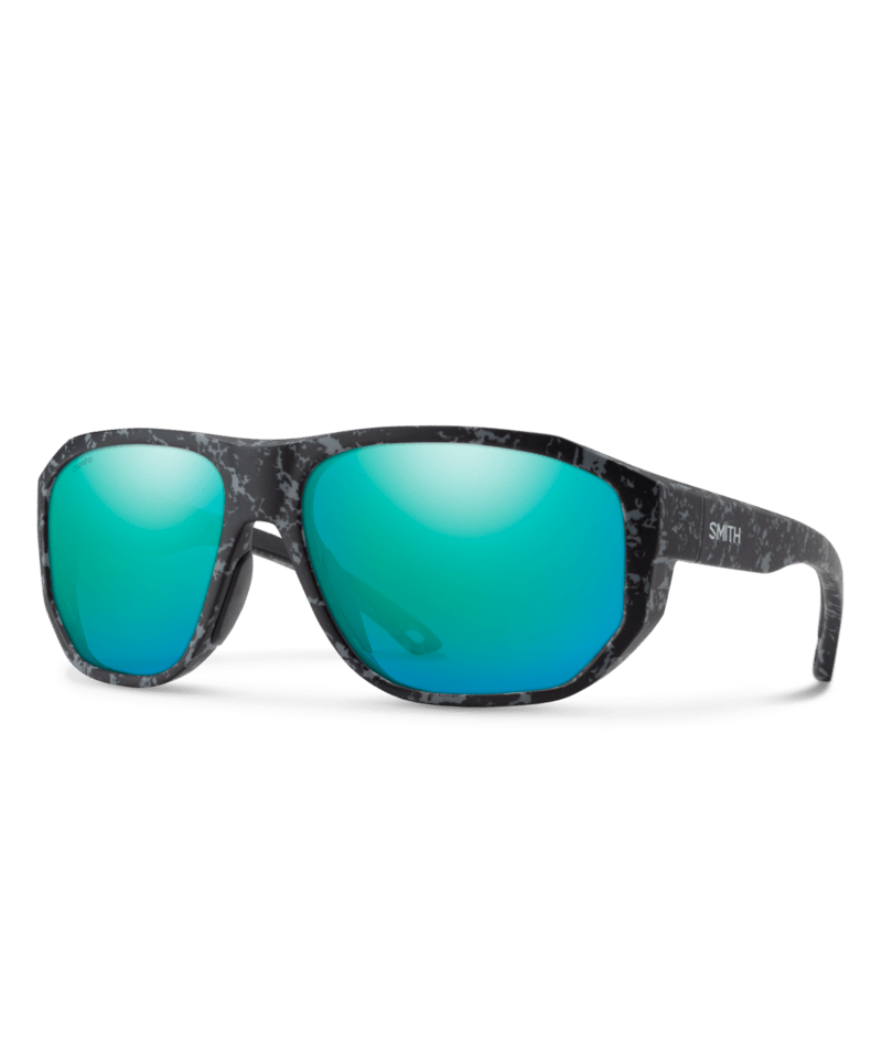 Smith Outrigger - Matte Ash Marble / ChromaPop Polarized Opal Mirror L ...