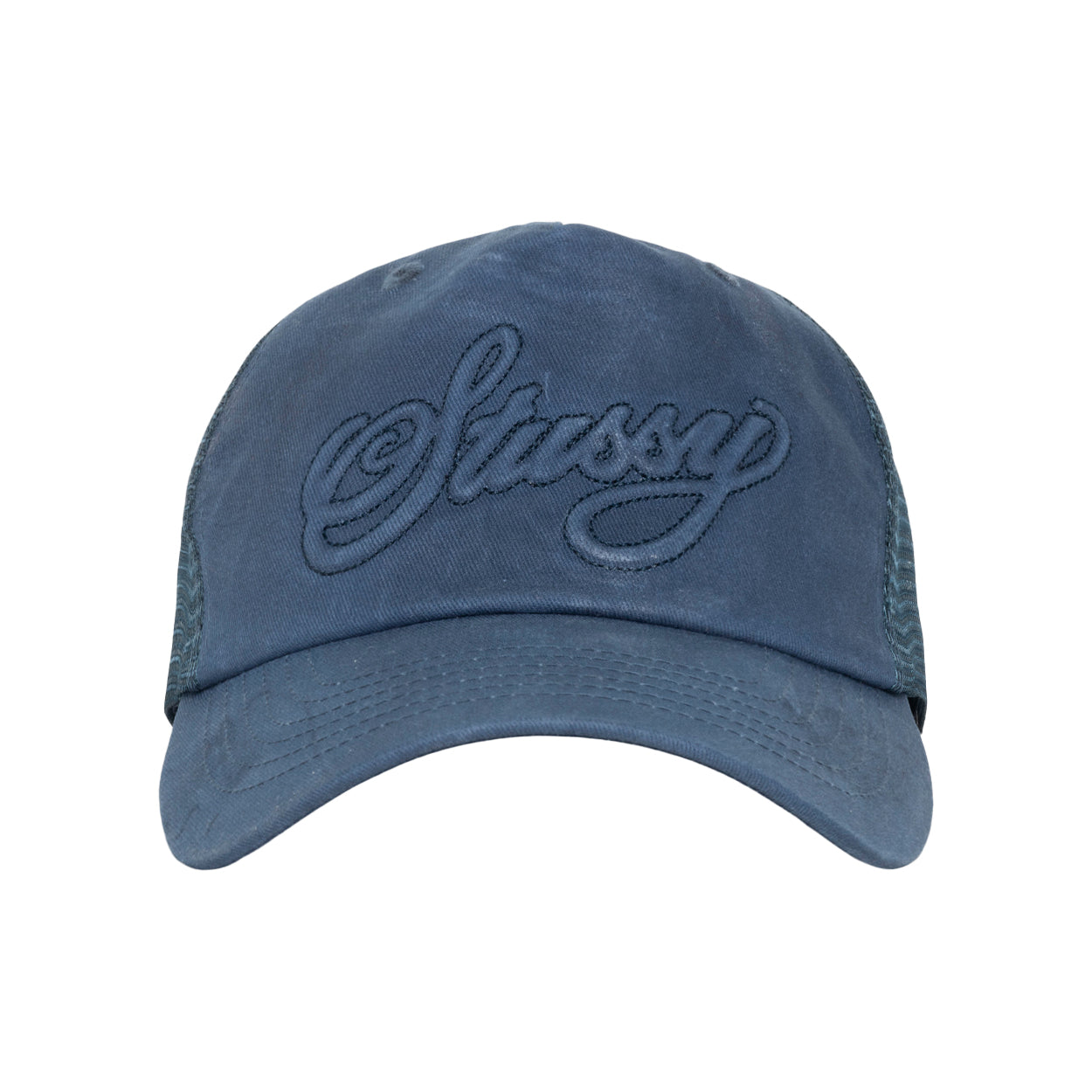 Stussy Trucker Cursive Stitch - Navy – Civil